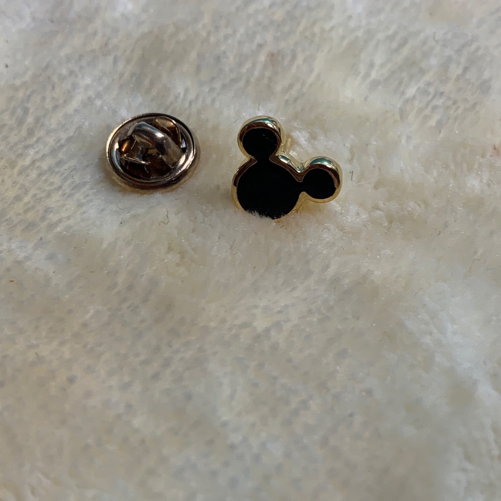 Mini Mickey Mouse Pin Vintage Disney Mouse Ears Gem